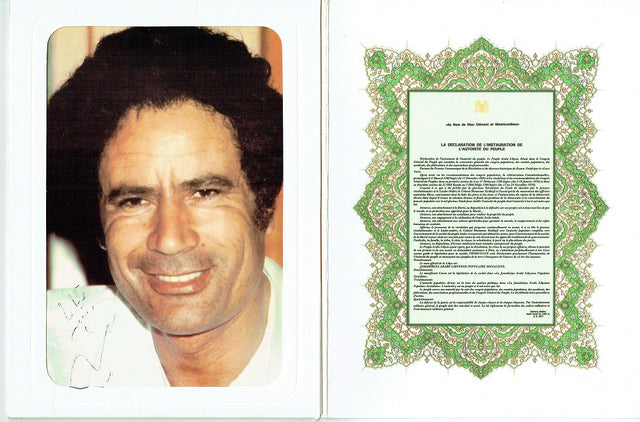 Muammar Gaddafi – autographman