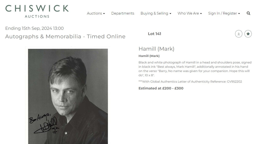Mark Hamill – autographman