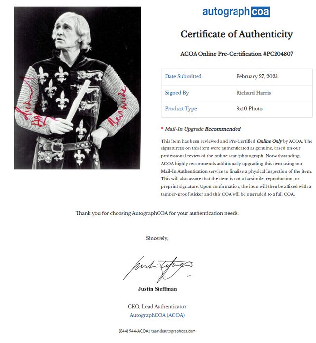 Richard Harris – autographman